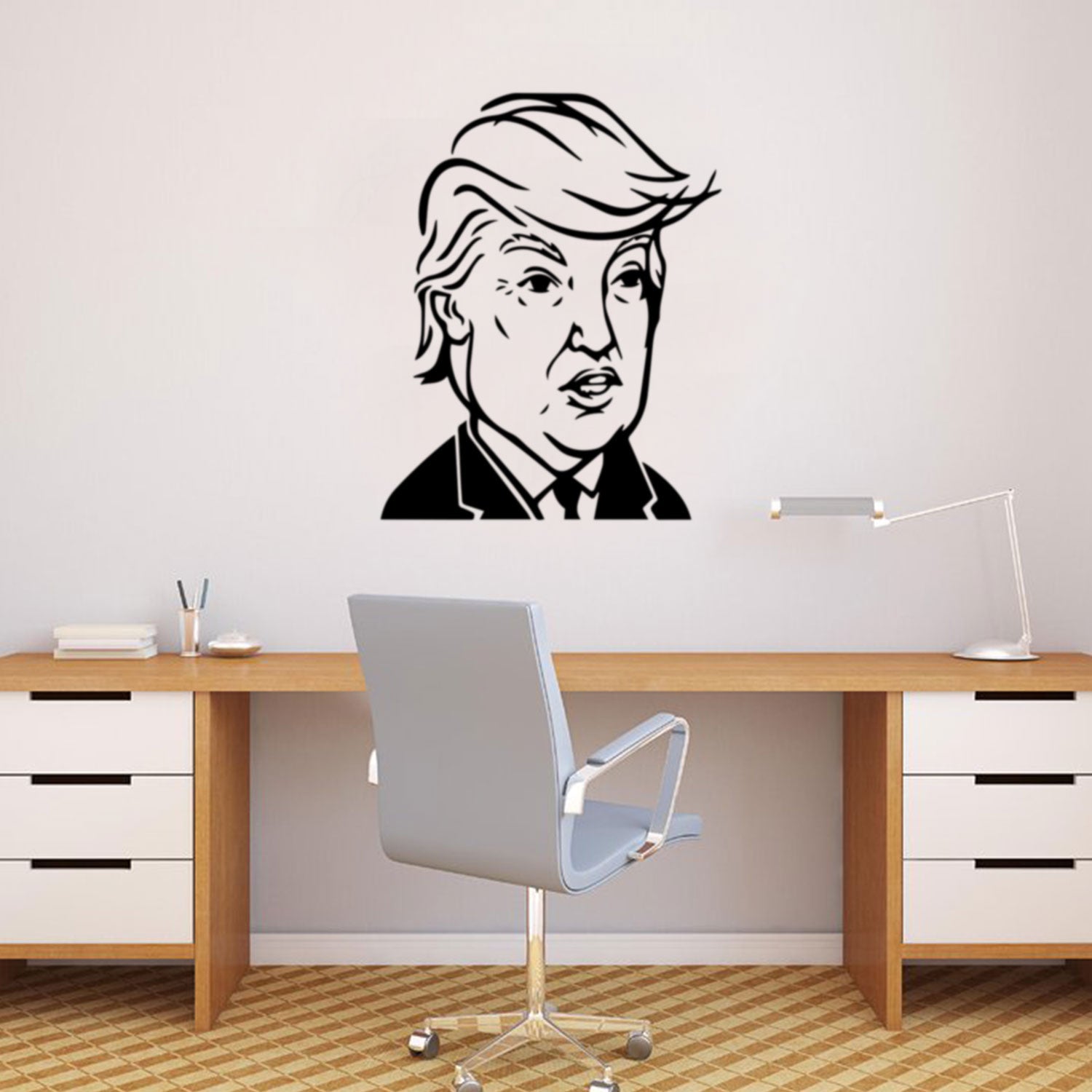 Donald Trump Face - Wall Art Decal - USA President Wall Decoration - T